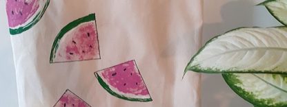 Linocut: Tote Bag Watermelon Print Tutorial | Lorelsberg
