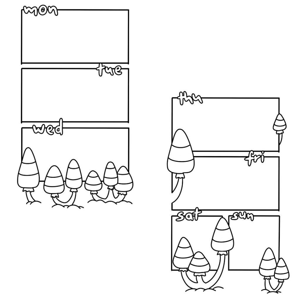 October – Halloween But Make it Plants – Complete Month – Printable ...